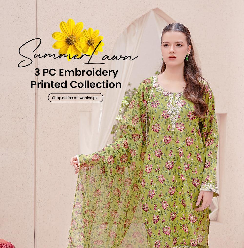 Stitched Lawn and Cotton Suits For Women and Girls | Waniya