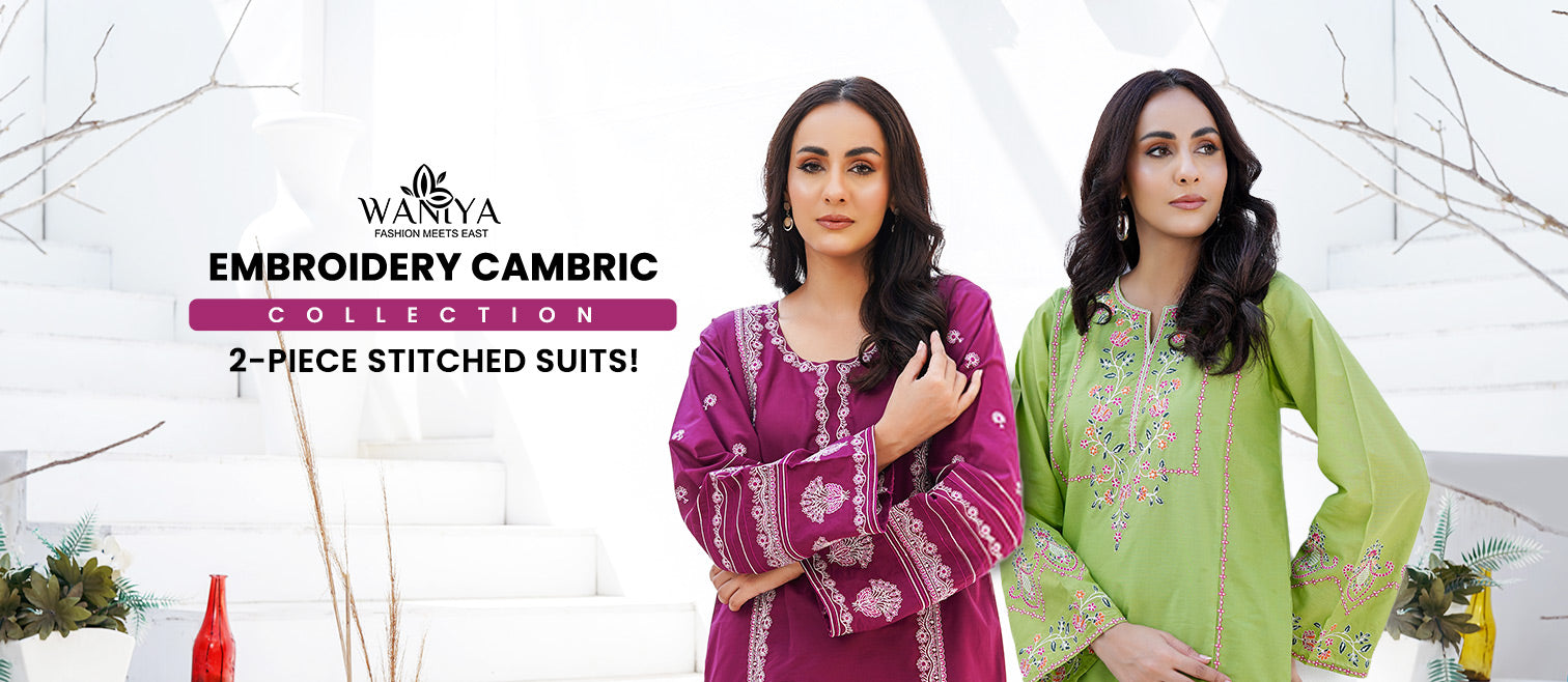Stitched Lawn and Cotton Suits For Women and Girls | Waniya