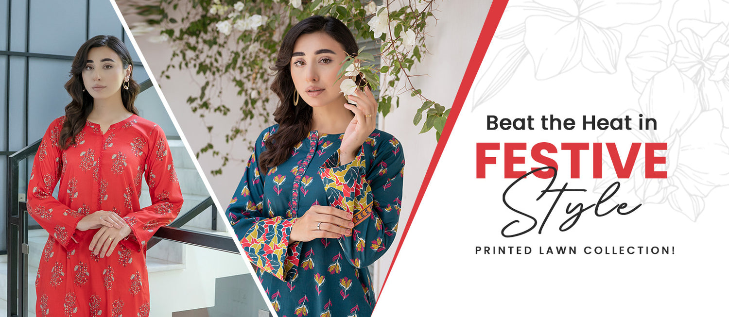 Stitched Lawn and Cotton Suits For Women and Girls | Waniya